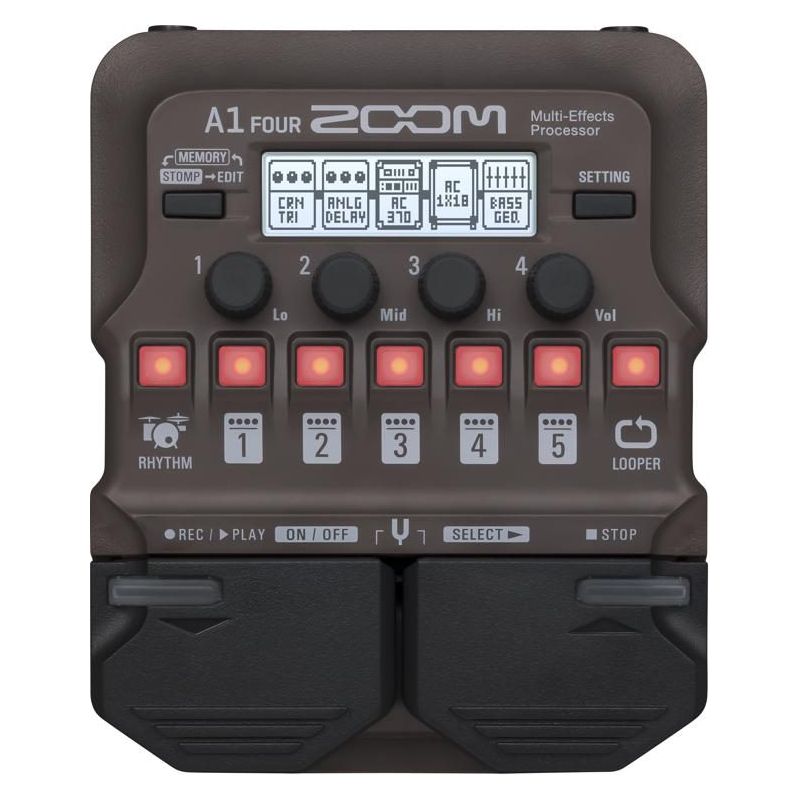 ⚡ Comprar Zoom A1 FOUR Pedal multiefectos para guitarra